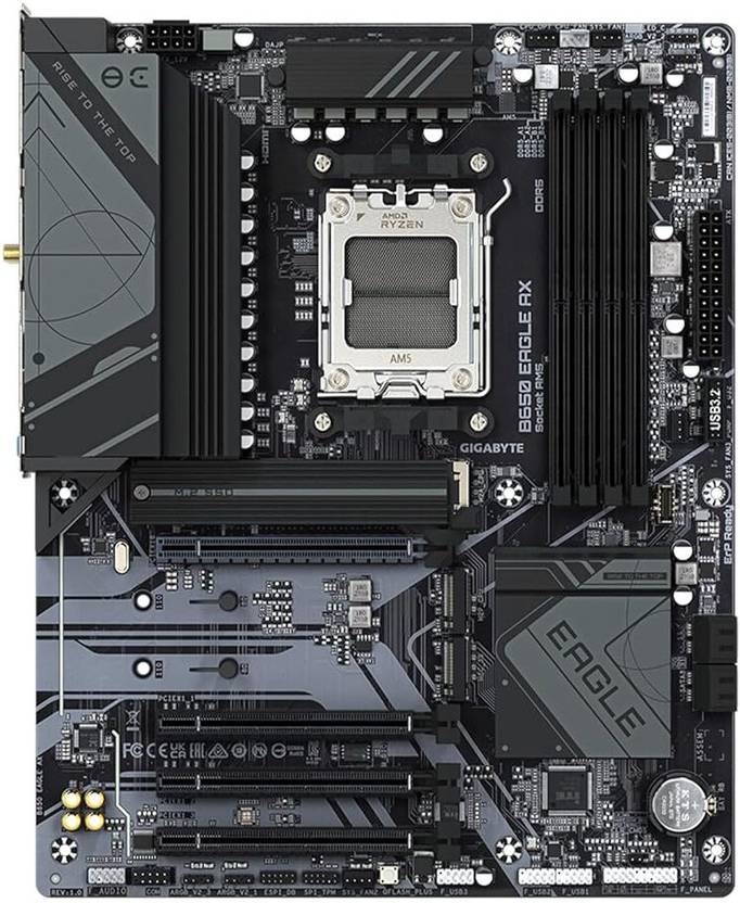 GIGABYTE B650 Eagle AX AM5 LGA 1718 AMD B650 ATX, DDR5 AM5Socket Micro ...