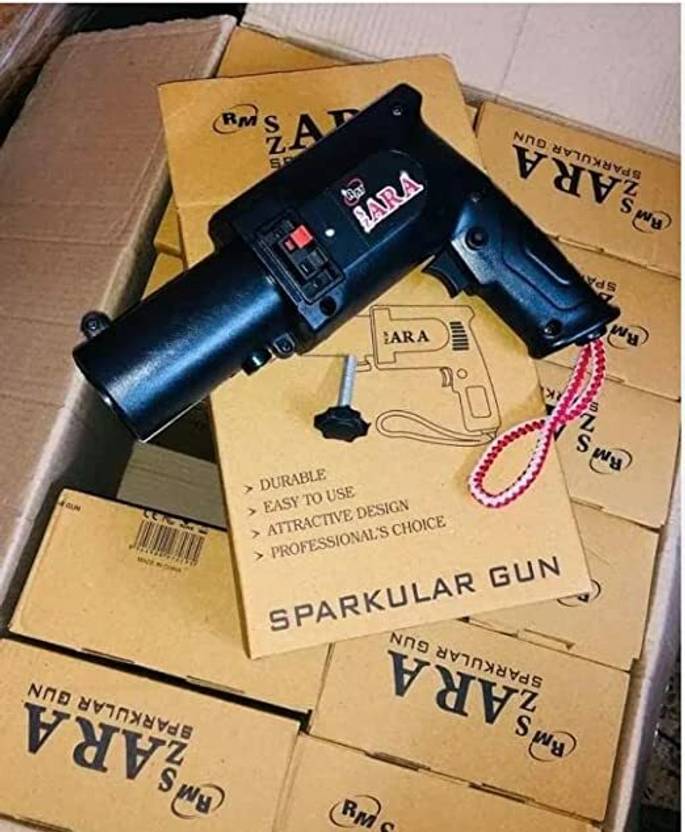 RAI COLLECTIONS Cold Pyro Party Gun Hand Held Gun Toy for Parties ...
