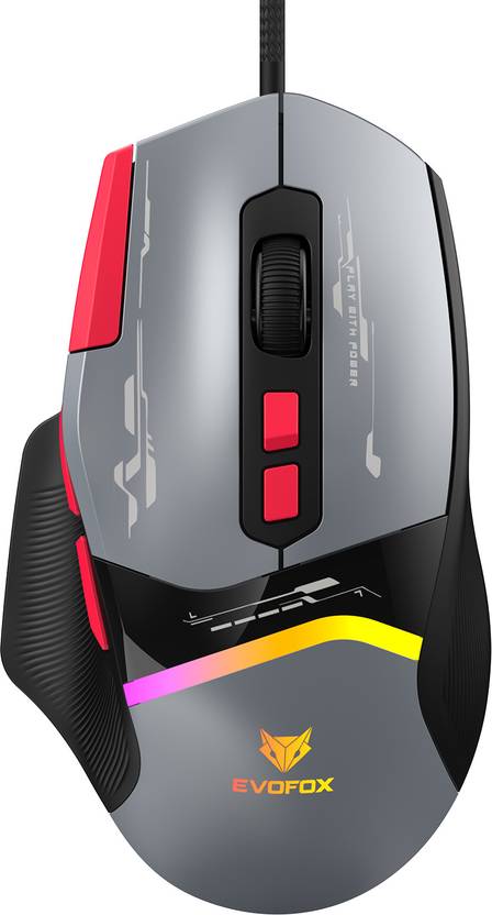 EVOFOX Blaze 2 12800 DPI Gaming Sensor and 8 Programmable Buttons RGB ...