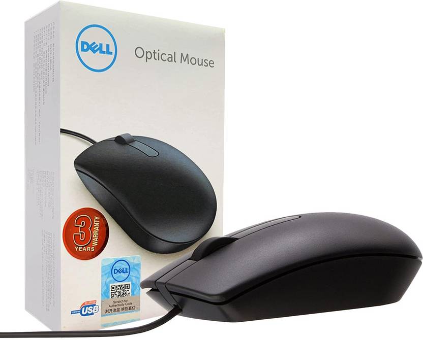 DELL MS-116 Wired Optical Mouse - DELL : Flipkart.com