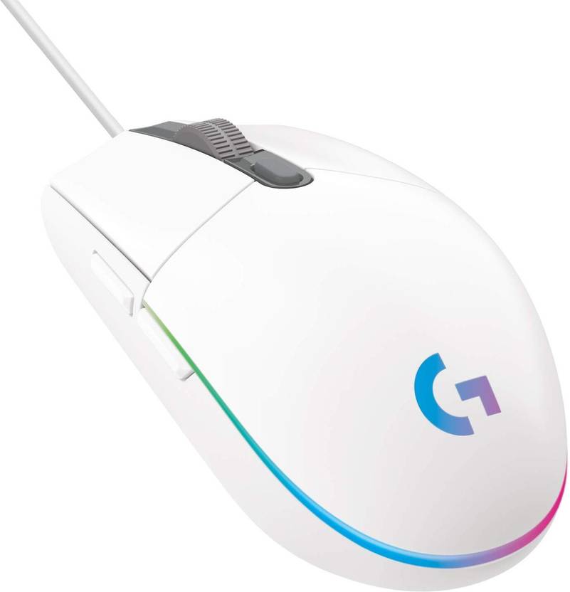 Logitech G203 LIGHTSYNC RGB 6 Button Wired Ambidextrous Optical Gaming ...