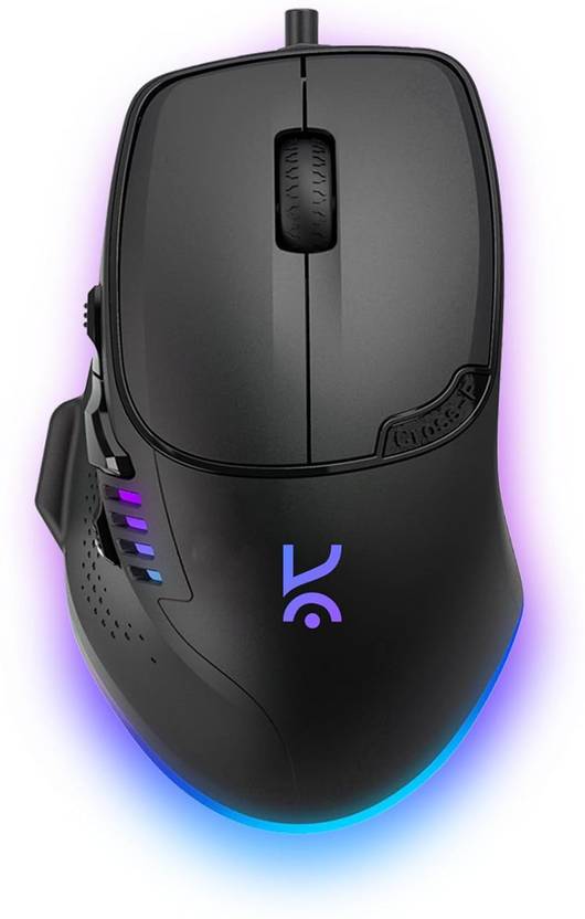 Kreo Hawk Wired Gaming Mouse, Pixart Sensor, RGB Mouse, Adjustable DPI ...