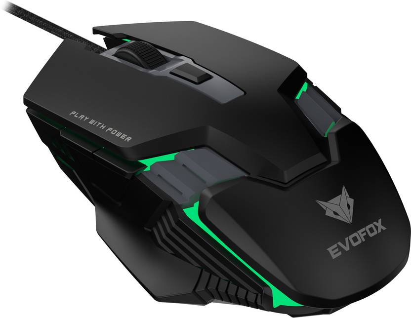 EVOFOX Spectre 3600 DPI Gaming Sensor and 7 Colours Rainbow Lighting ...