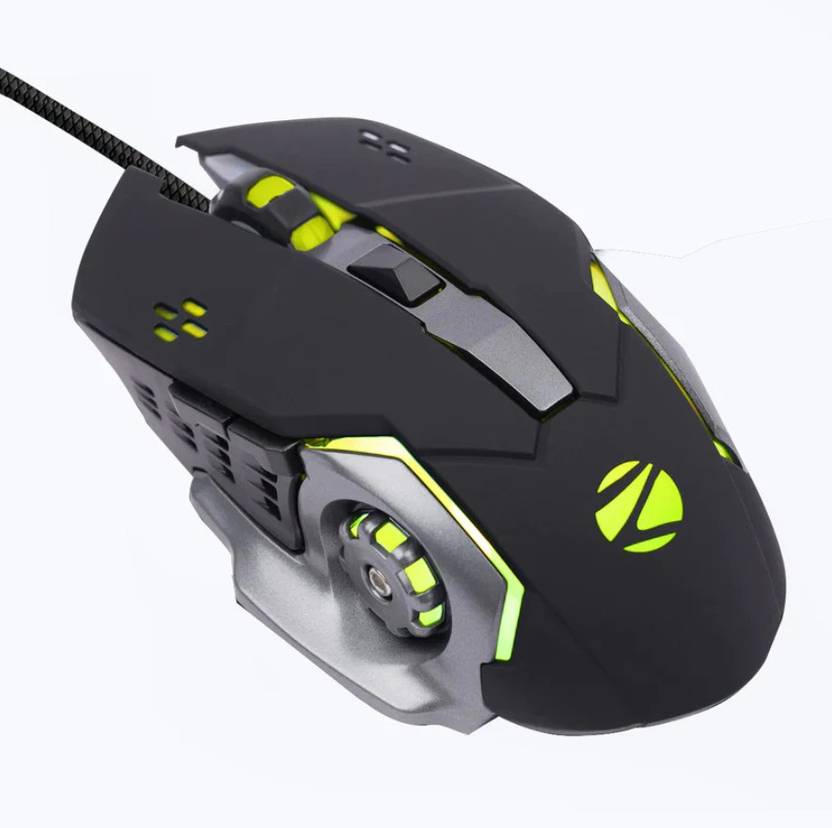 ZEBRONICS ZEB-TRANSFORMER-M2 Wired Ambidextrous Optical Gaming Mouse ...