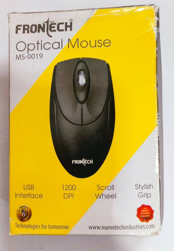 Frontech FT0019 Wired Ambidextrous Optical Mouse - Frontech : Flipkart.com