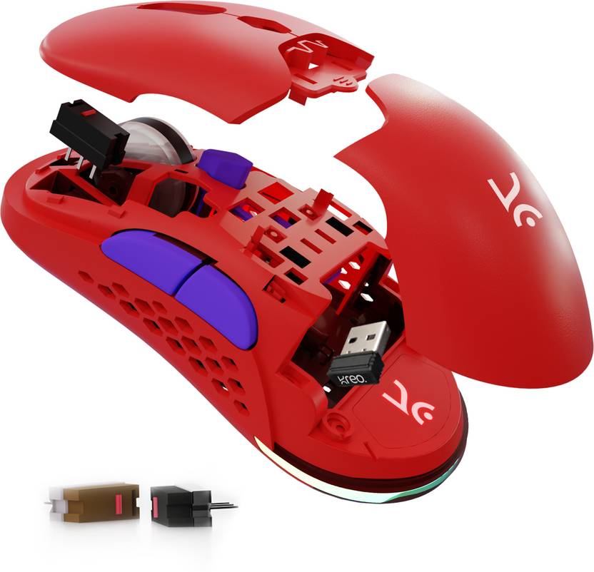 Kreo Chimera Wireless Ambidextrous Optical Gaming Mouse with Bluetooth ...