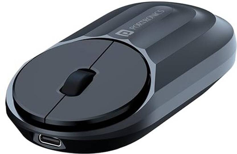 Portronics Toad 6 Rechargeable Bluetooth Mouse with 2.4 GHz Receiver ...