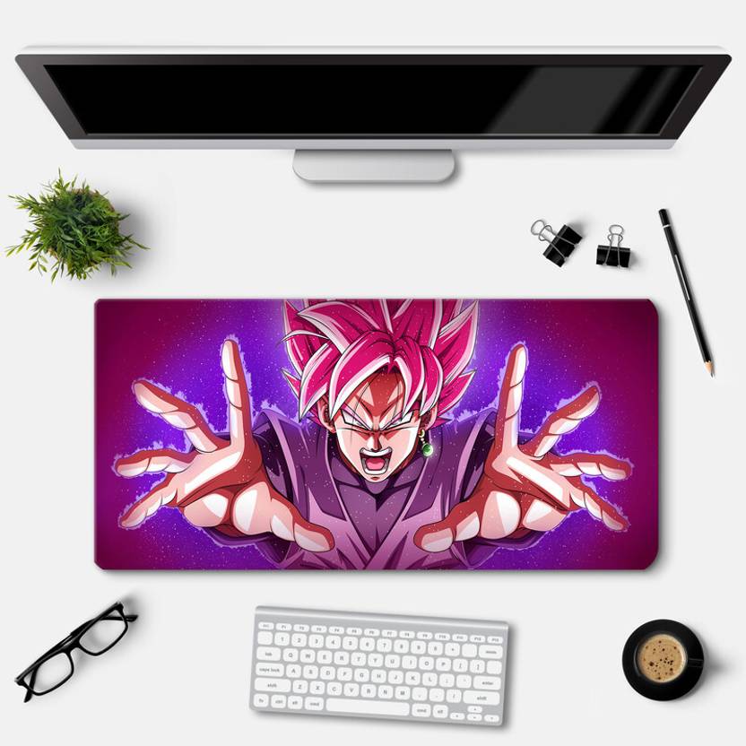 LAMRON Dragon Ball Super Goku Anime Desk Mat | Deskpad | Computer Table ...