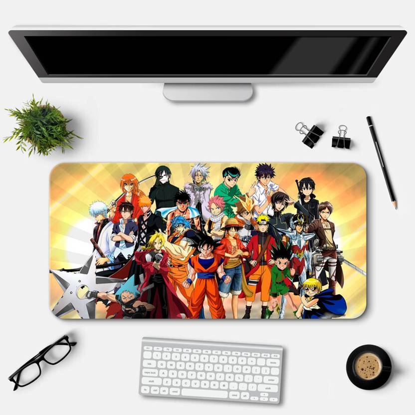 LAMRON Crossover Manga Anime Desk Mat | Deskpad | Computer Table Mat ...