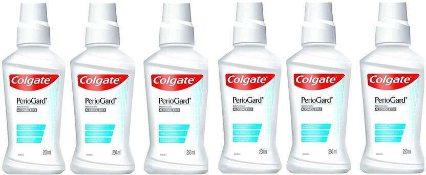 Colgate PerioGard Mouthwash Low Staining Formula (Pack Of 6) - Mint ...