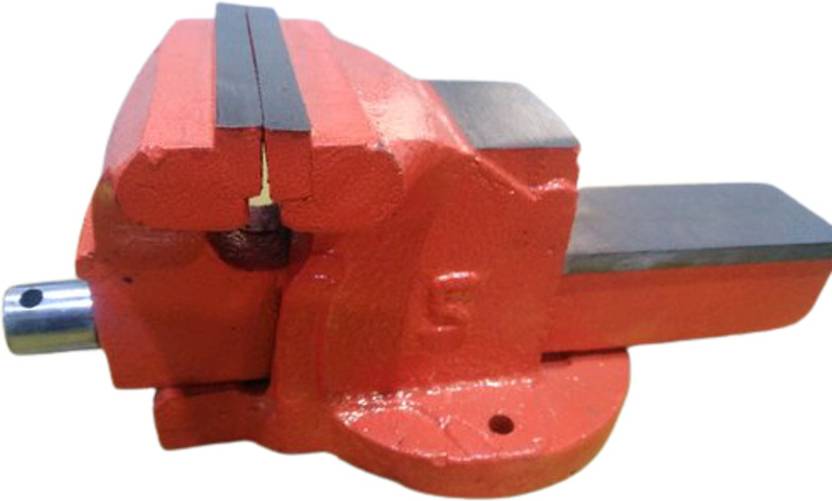 toolskart Bench Vice 150 mm, Cast Iron Bench Vice, Steel Vice (Heavy ...