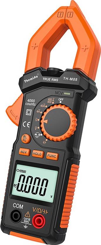 tHemiStO TH-M88 True RMS Clamp Meter ( 600A,4000 Counts ) Digital Multimeter Price in India ...