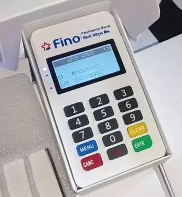 Fino Micro atm cum PoS device Card Swipe Machine(AF60S) Multipurpose ...