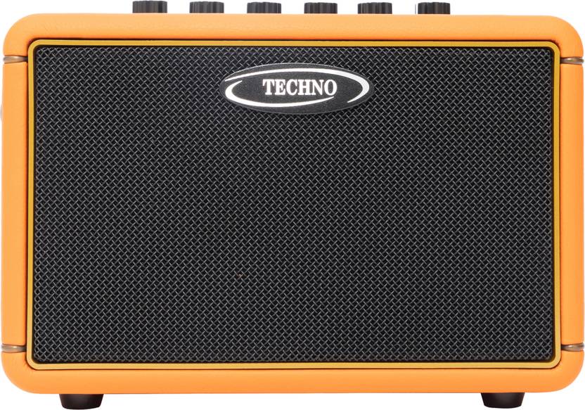TECHNO Compact 10W Guitar Amp with Bluetooth, Drums & Android App ...