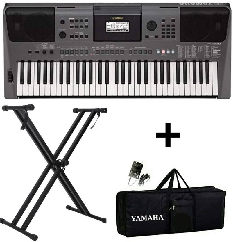 YAMAHA PSR-I500 + CARRY CASE + DOUBLE PIPE STAND PSR - I500 Digital ...
