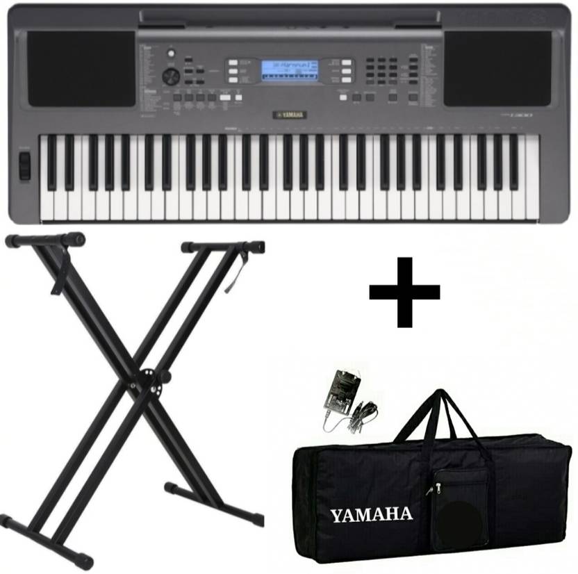 YAMAHA PSR-I300 + CARRY CASE + DOUBLE PIPE STAND PSR-I300 Digital ...
