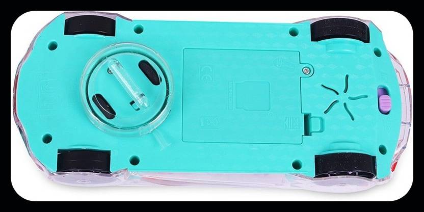 BBG Transparent Musical Concept Racing Car with 3D Flashing LED Lights ...