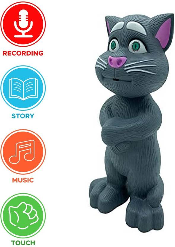 DEALbindaas Interactive Talking Tom Speaking Robot Cat, Singing Rhymes ...