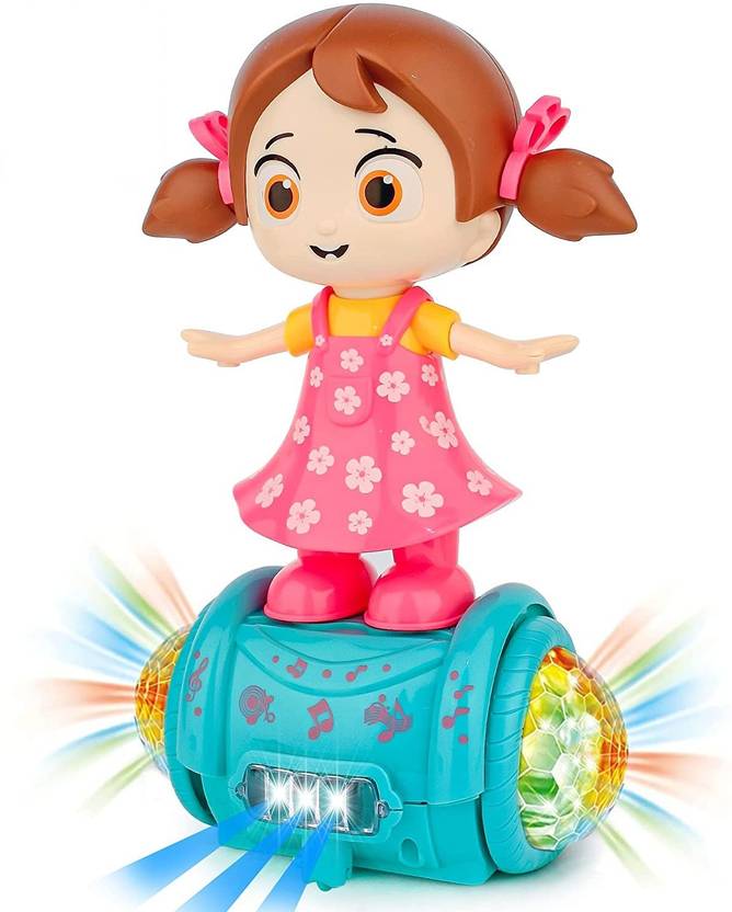 cutiefly Musical Dancing Doll for Girls 360 Rotating Dancing Girl Toy ...