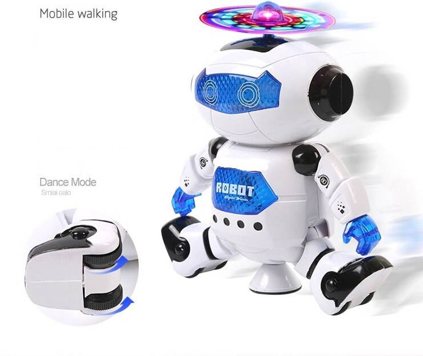 BMT Dancing Robot Musical Toy With Flashing Lights & Sounds For Kids634 ...