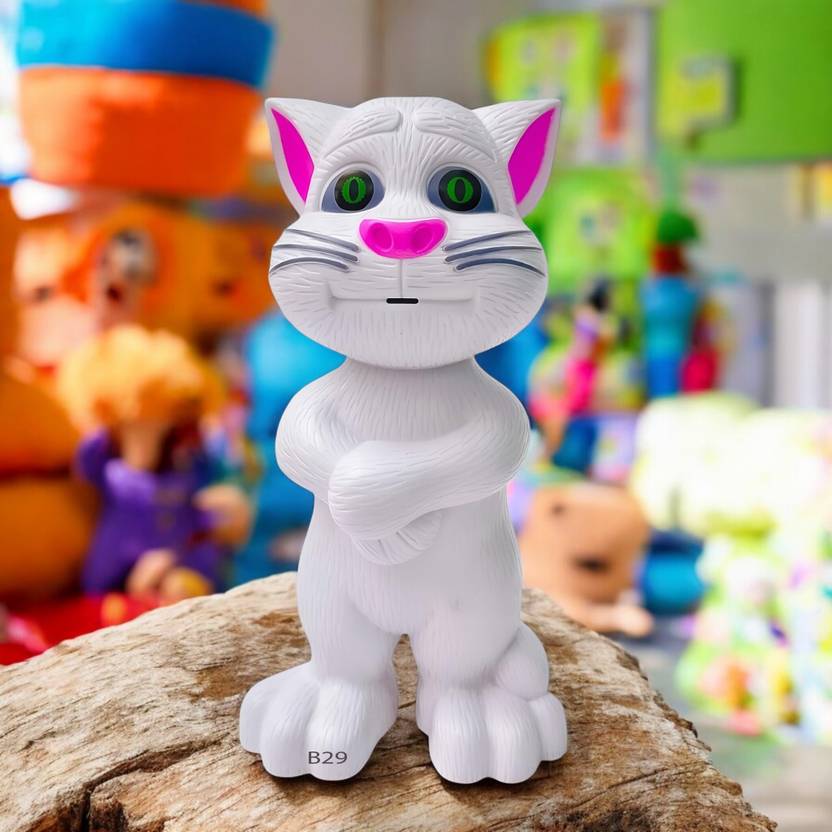 Kid Kraze Talking Tom Cat Toy For Kids Intelligent Speaking Repeats ...