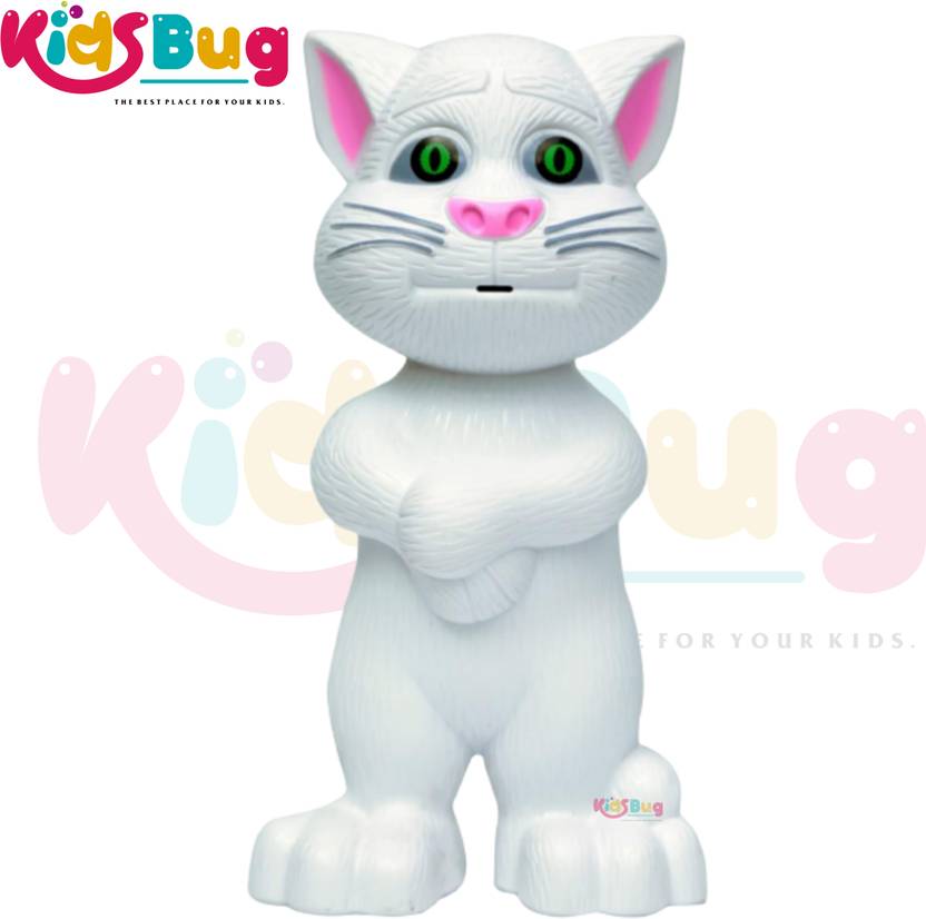 KidsBug Talking Tom Cat Toy for Kids Speaking Repeats What You Say ...