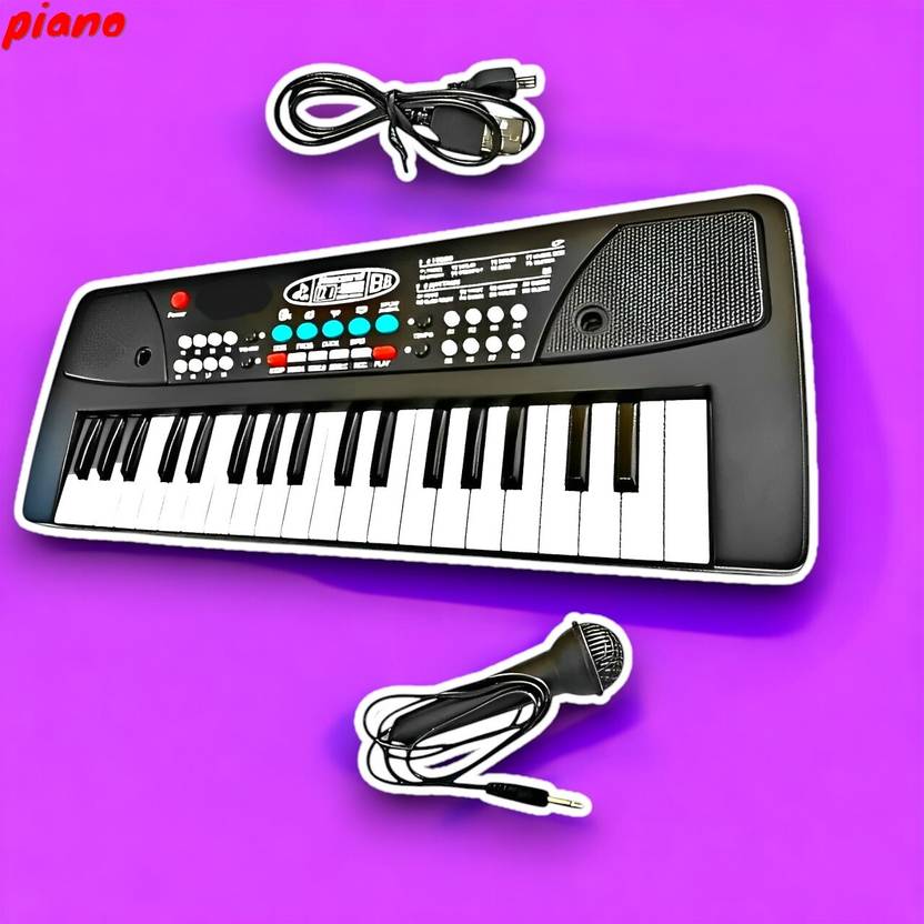 Mahi Zone 37-Key Musical Piano Keyboard with Microphone 430A1 Song ...