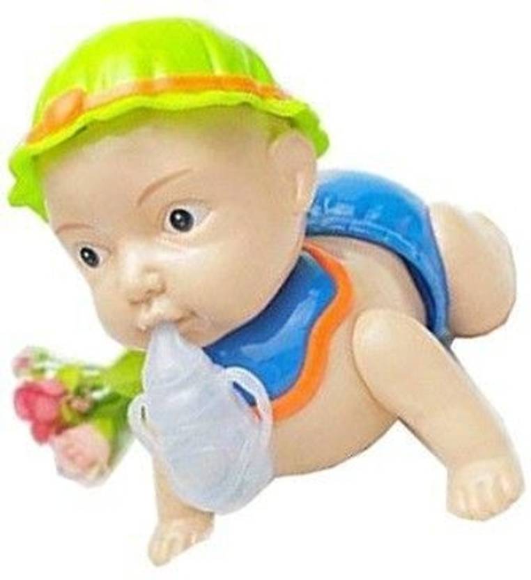 Mahi Zone Crawling Baby toy with 3D Light and Music, Battery operated ...