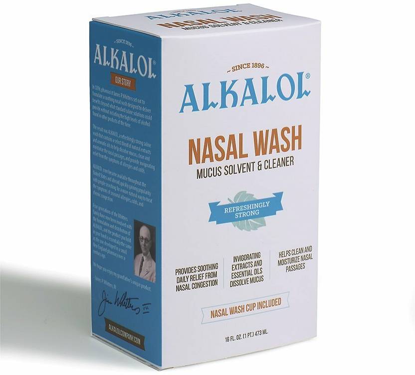 Alkalol Natural Soothing Nasal Wash, Mucus Manual Nasal Aspirator Price ...