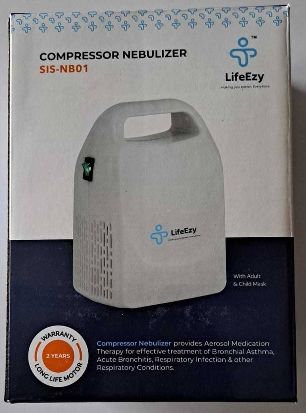 Health Track Lifezy Compressor Nebulizer Machine for Adult & Kids ...