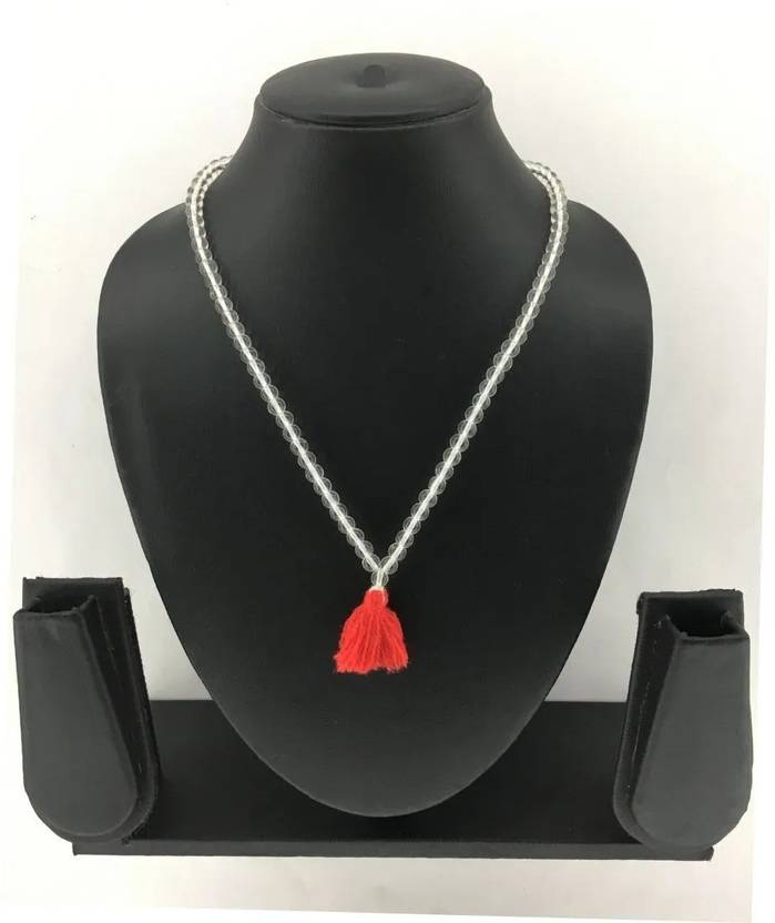 Iskcon Certified Sphatik Mala 7-10 MM, 100% Original 108+1 glass made ...