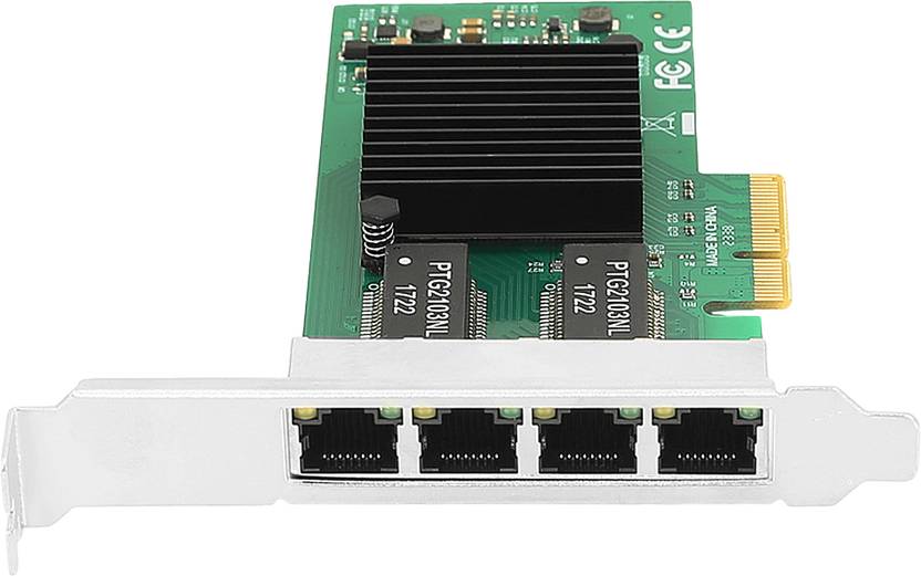 eira PCIe x4 to 4-Port Gigabit Lan Card (Intel i350 Chipset) ER4029 ...