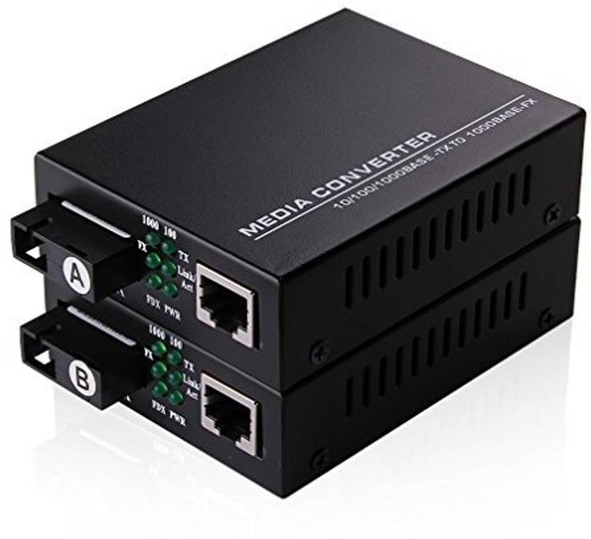 ULTRABYTES Ethernet Media Converter, 1.25Gb/s, single mode SC fiber,10/ ...