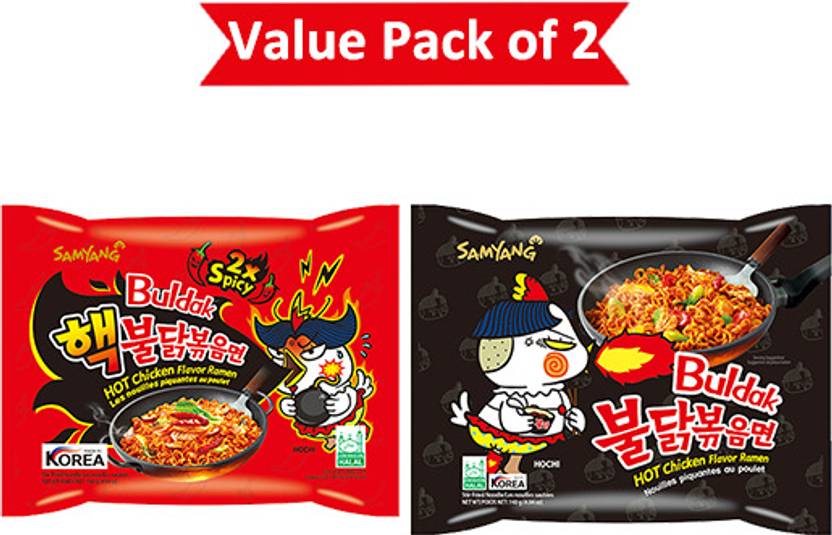 Samyang buldak ramen 2x hot spicy noodles & hot chicken ramen buldak ...
