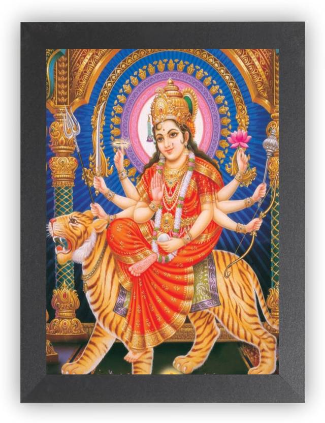 DECORPRINT DESIGN Durga Maa Nav Roop Photo Frame,Durga Maa Photo Frame ...