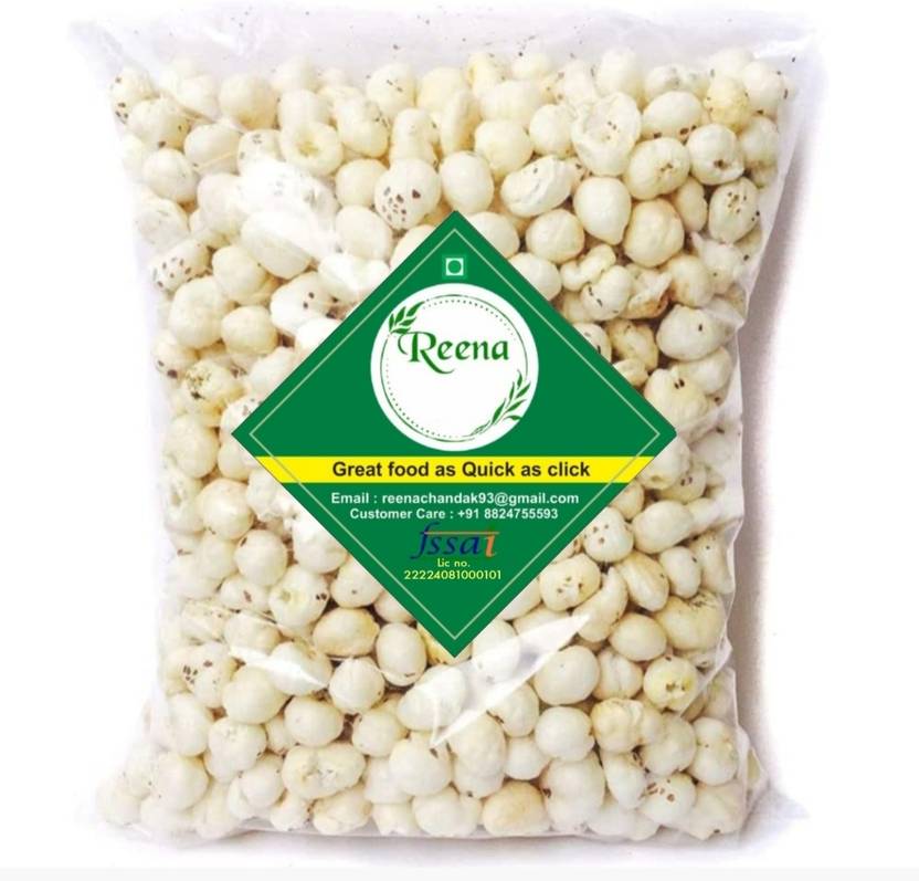 REENA Phool Makhana, Lotus seeds,Fox Nut,Puffed Kernels,Pop Nut 200g ...