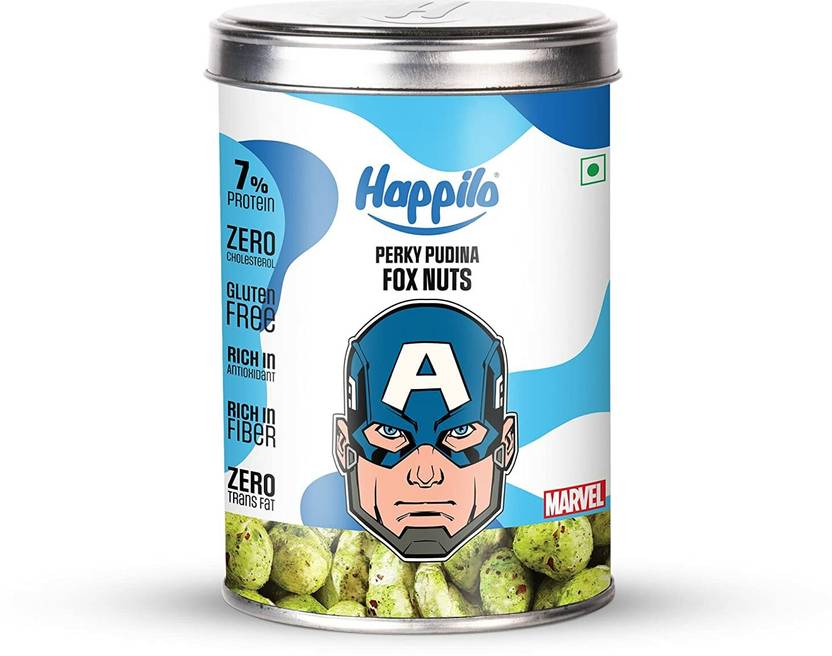 Happilo Marvel Captain America Edition Perky Pudina Fox Nut Fox Nut ...