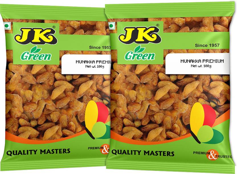 JK Premium Munakka Dry Fruit 100Gr | Naturally Sweet & tasty (Pack of 2 ...