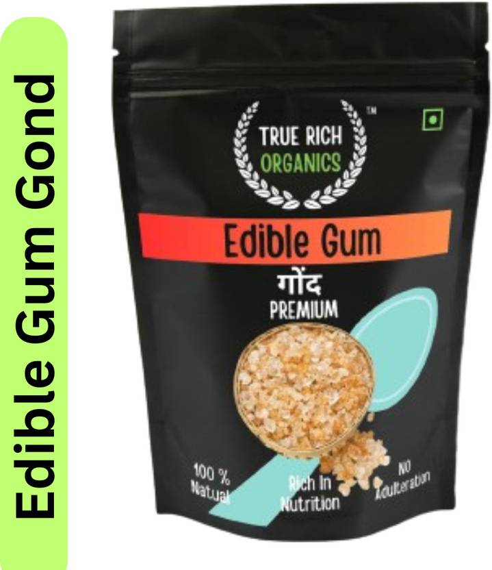 True Rich Organics Premium Gond - Edible Gum, Gond for Laddoos | Dried ...