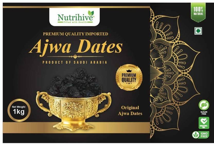 Nutrihive Filled with Health Natural Original Ajwa Dates Premium Azwa ...