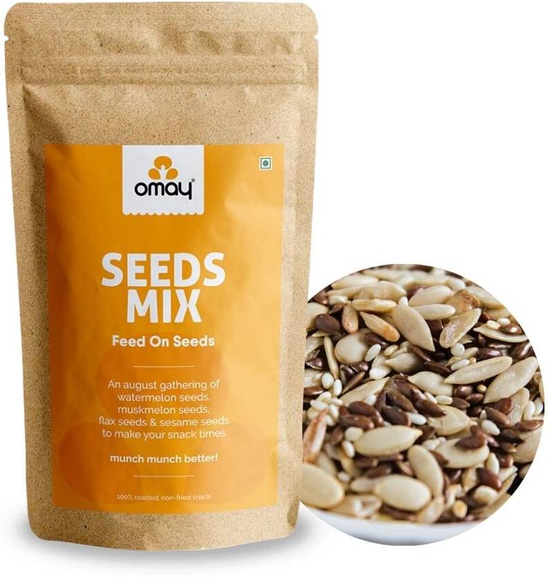 Omay Foods Seeds Mix, 400g x 1 | Roasted Seeds | Healthy Snack Assorted ...