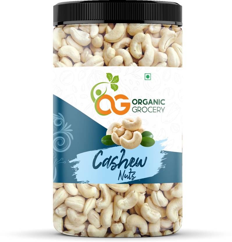 Organic Grocery Natural Fresh Whole Cashews 500 Gram (Pack of 1 ...