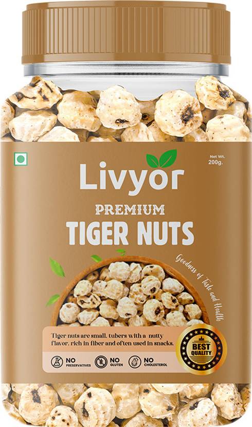 LIVYOR Premium Tiger Nuts Dry Fruits Assorted Nuts Price in India - Buy ...