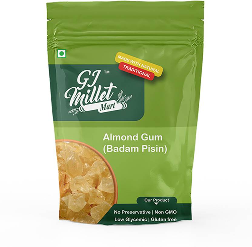 GJ Millet Mart Almond Gum, Badam Pisin (Edible Gum) Dried Gum Price in ...