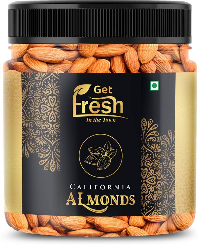 Get Fresh Premium California Almonds Dry Fruits | Badam- 250 gm Jar Packing Almonds Price in ...