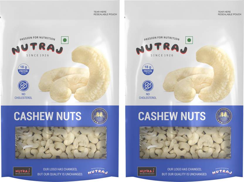 Nutraj Premium Natural Whole Kaju 400g, Dry Fruit Cashews Price in ...