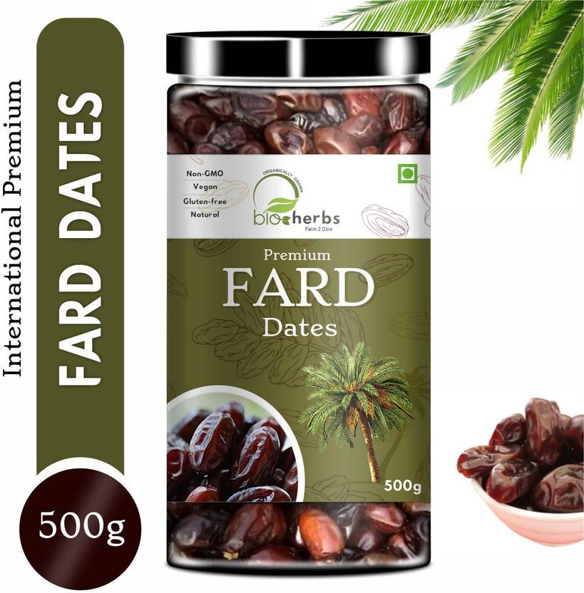 Bioherbs 100 % Natural Premium Fard Dates for Weight Management (Rich ...