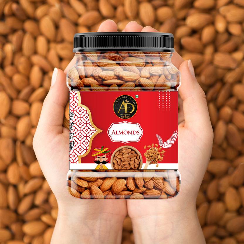 Ariya Mamro Badam(Kashmiri Mamra Almond)1kg Almonds Price in India ...
