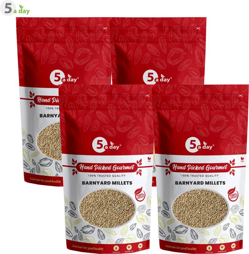 5 A Day Premium Organic Barnyard Millets | Millets 1 kg Price in India ...