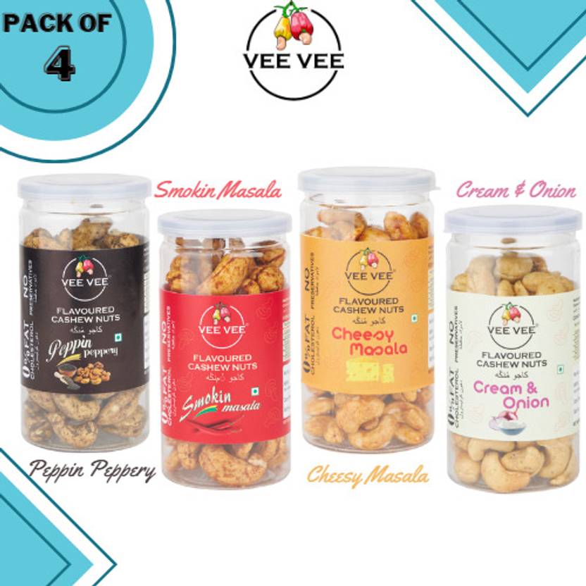 Vee Vee Roasted Flavoured Peppin Peppery,Smokin Masala,Cheesy Masala ...